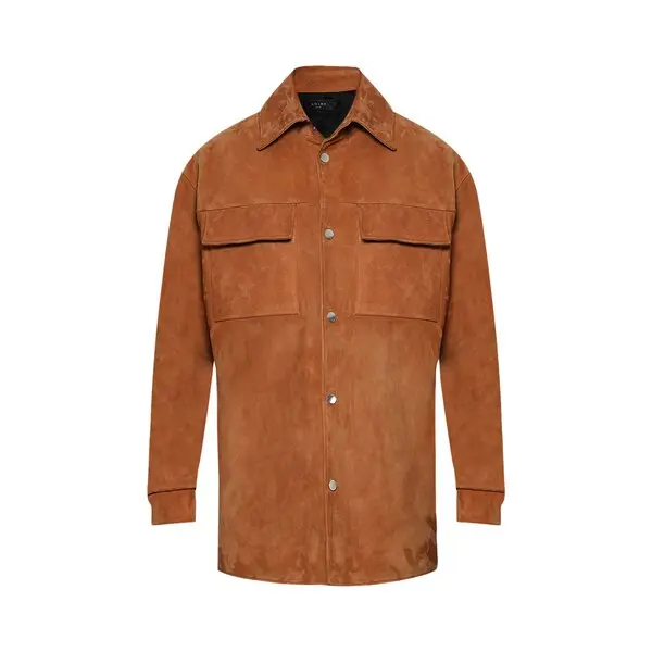Amiri Ma Quad Suede Overshirt