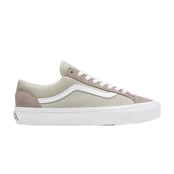 VANS Old Skool Premium Leather Sneakers - Grey