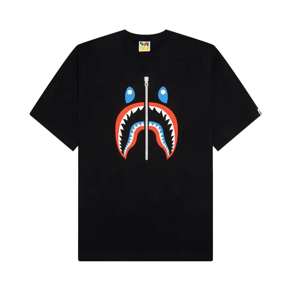 A BATHING APE Printed Tee - Black