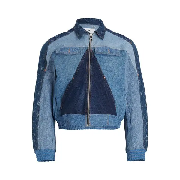 MARINE SERRE Regenerated Denim Jacket