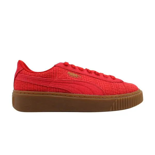 PUMA Basket Platform Woven Sneakers