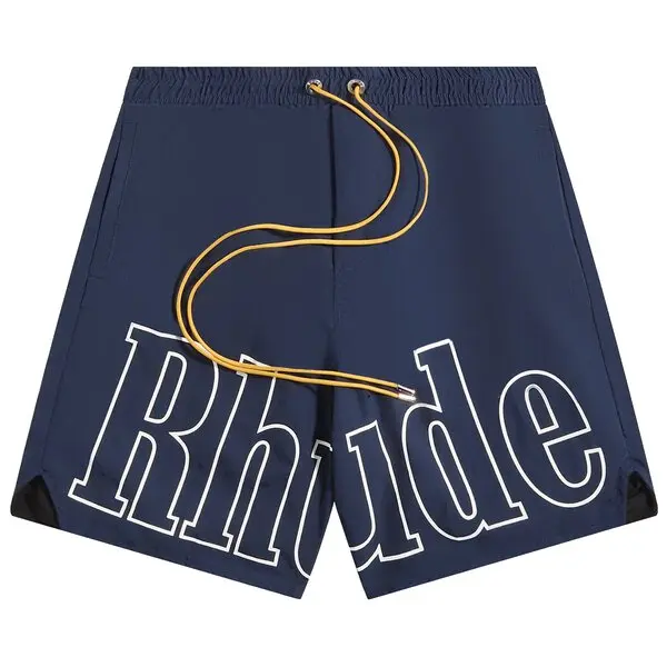Rhude Logo Shorts - Blue