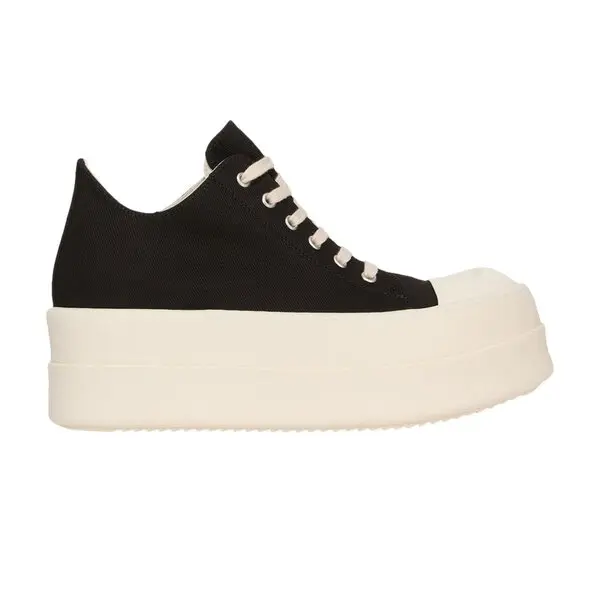 Rick Owens Double Bumper Low Sneakers - Black