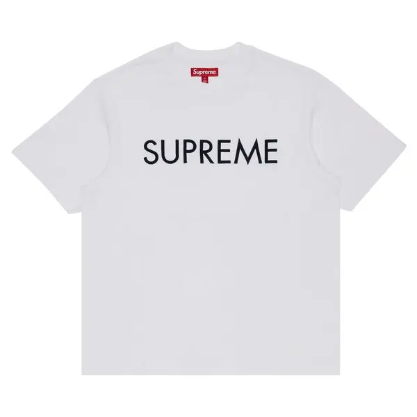 Supreme Capital Short-sleeve Top - White