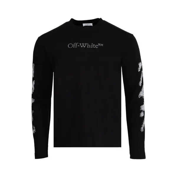 Off-White Diags Bit Book Skate Long-sleeve Tee