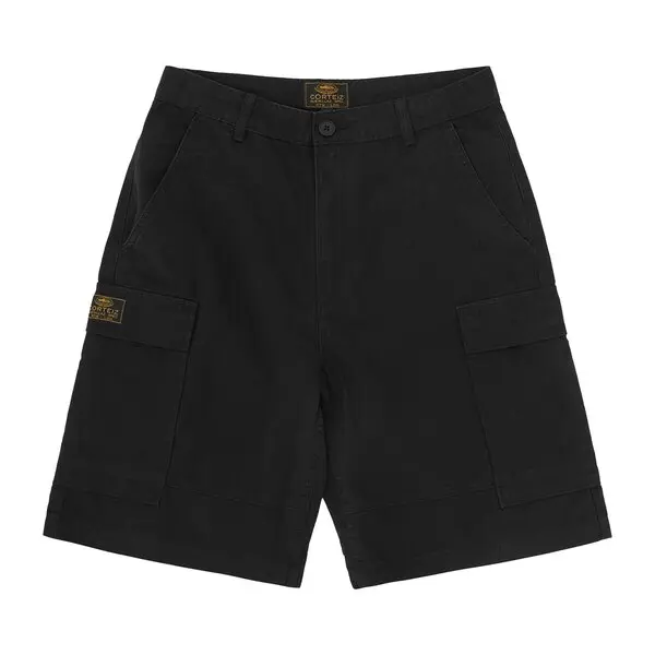 Corteiz Guerillaz Cargo Short - Black | Editorialist