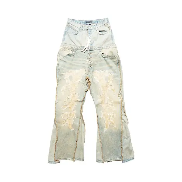 RIVINGTON ROI REBIS Fathers Garden He Rose 3 Jeans - Blue