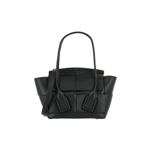 Bottega Veneta Arco 33 Mini Grainy Leather Top Handle Bag - Black