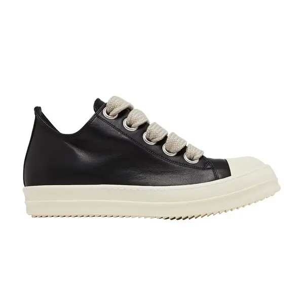 Rick Owens Porterville Jumbo Laced Low Top Sneakers - Black