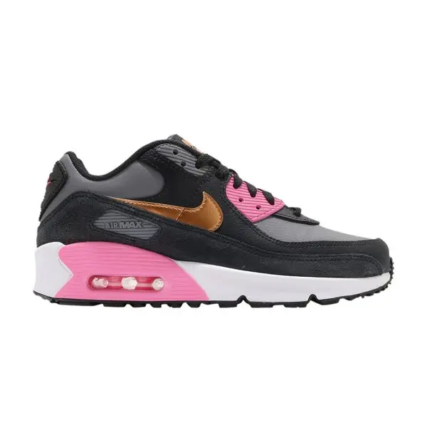 Nike Air Max 90 Leather Sneakers - Grey