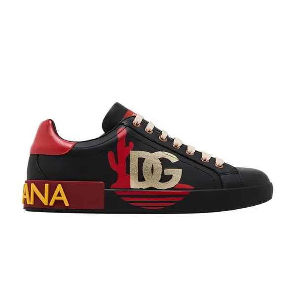 Dolce & Gabbana Portofino Low-top Sneakers - Black