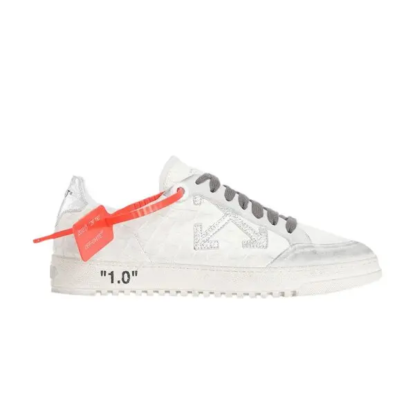 Off-White 2.0 Crocodile Sneakers - White