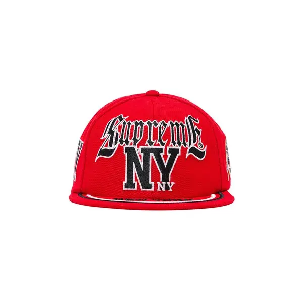 Supreme New York 6-panel Cap - Red