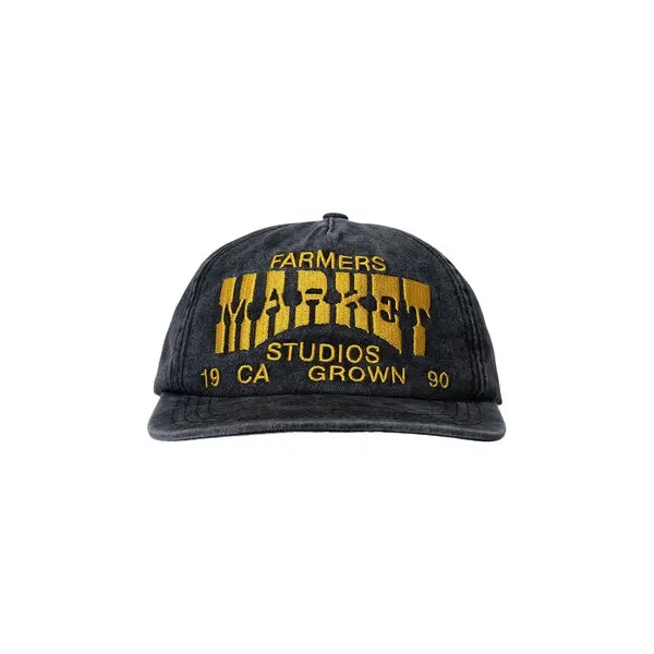 MARKET Farmers 5 Panel Cap - Black