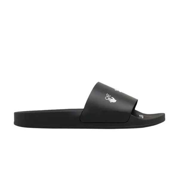 Off-White Logo Print Slide