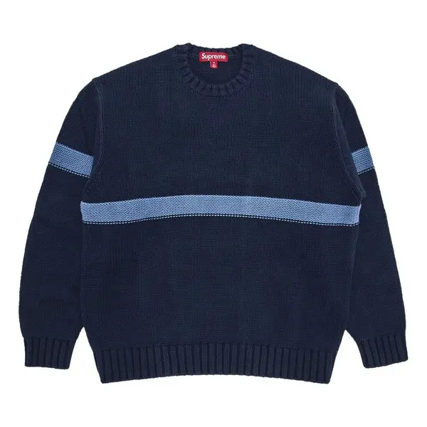 Supreme Appliqué Sweater - Blue