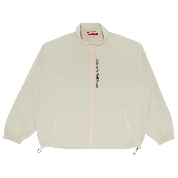 Supreme Contrast Zip Track Jacket - Tan