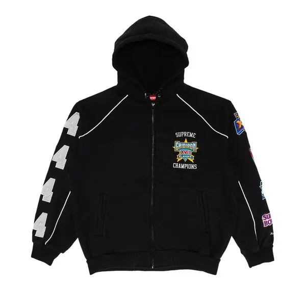 Supreme Playoffs Zip Up Hooded Sweatshirt