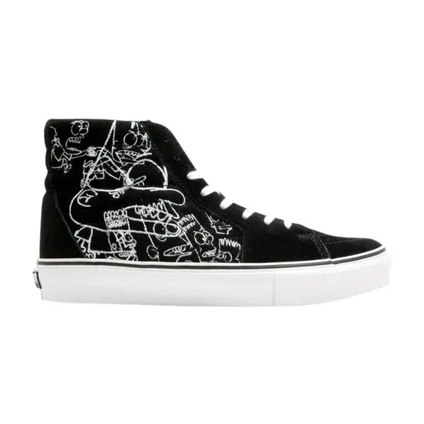 VANS Sk8-hi Lx 'the Simpsons' High Top Sneakers - Black