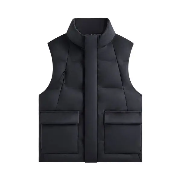 Kith Bonded Microsuede Midi Vest - Blue