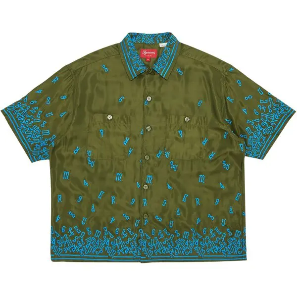 Supreme Nouveau Embroidered Short-sleeve Shirt