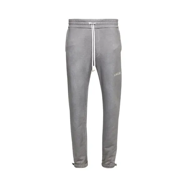 Amiri Aged Puff Logo Sweatpant - Grey