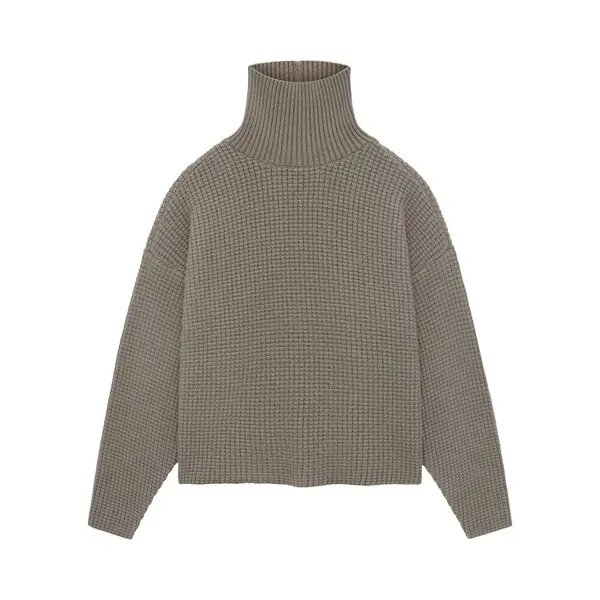 Fear Of God Heavy Waffle Turtleneck - Grey