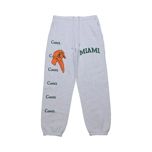 TRAVIS SCOTT X Mitchell & Ness University Of Miami Sweatpants - Grey