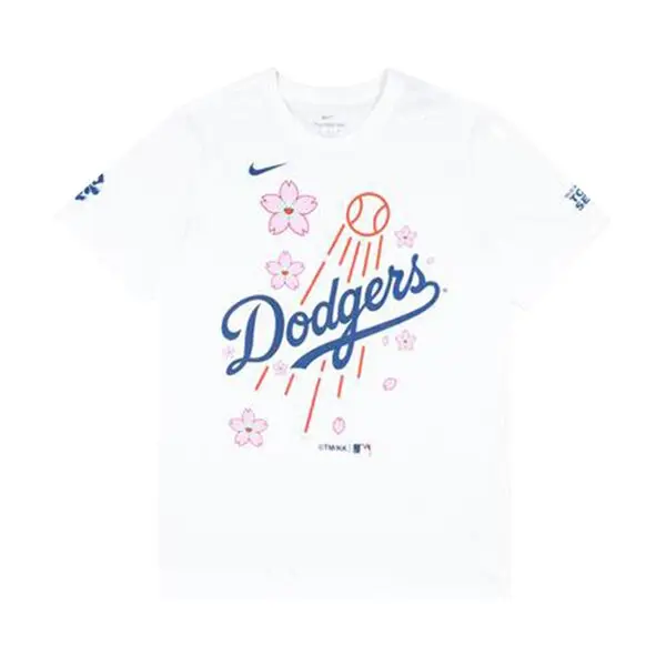 Nike X Takashi Murakami X Mlb World Tour Tokyo Series 2025 Dodgers Short-sleeve Tee - White