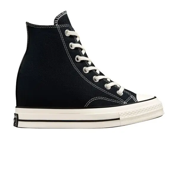 CONVERSE Chuck 70 Wedge Platform High Top Sneakers - Black