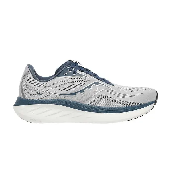 Saucony Ride 18 Wide Athletic Sneakers - Grey