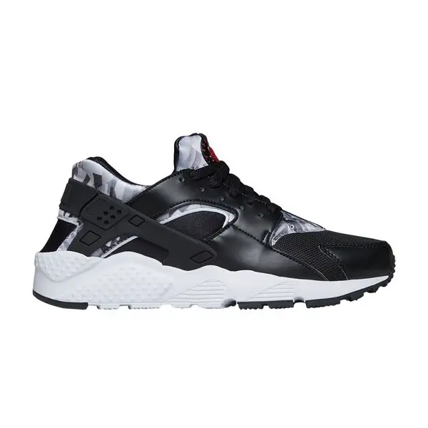 Nike Huarache Run Print Sneakers - Black