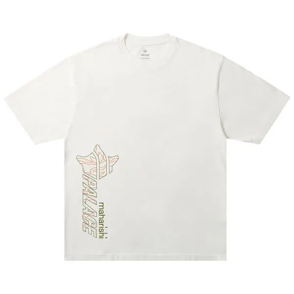 PALACE X Maharishi Templea Star Kor Om T-shirt - White
