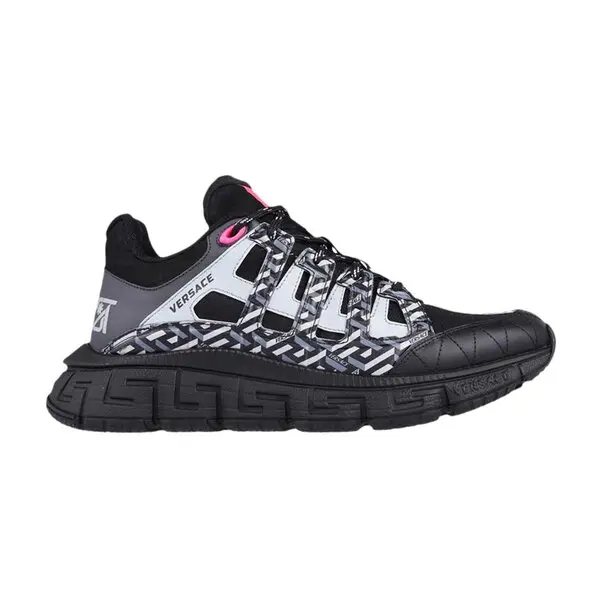 Versace Trigreca La Greca Sneakers - Black