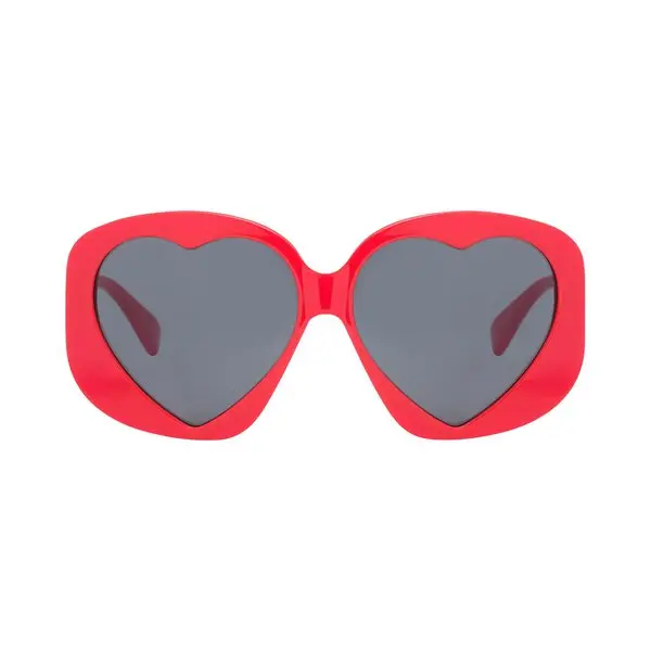 Moschino Heart Lens Sunglasses - Red