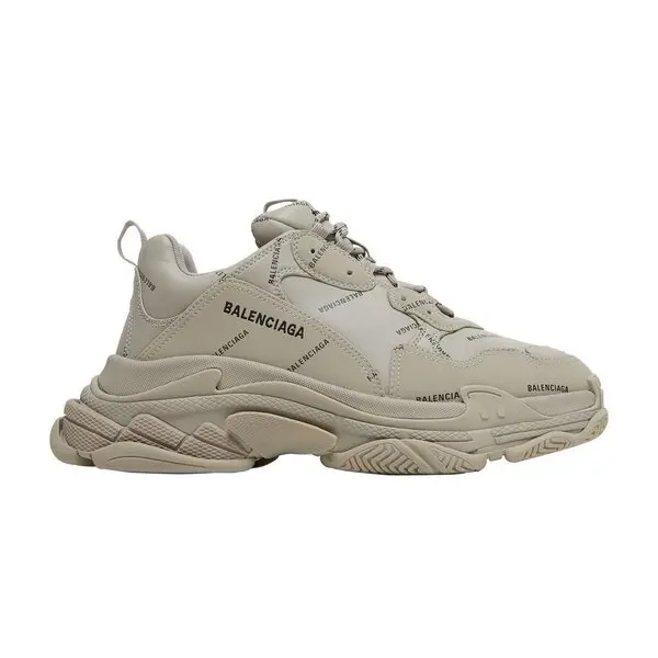 Balenciaga Triple S Allover Logo Sneakers