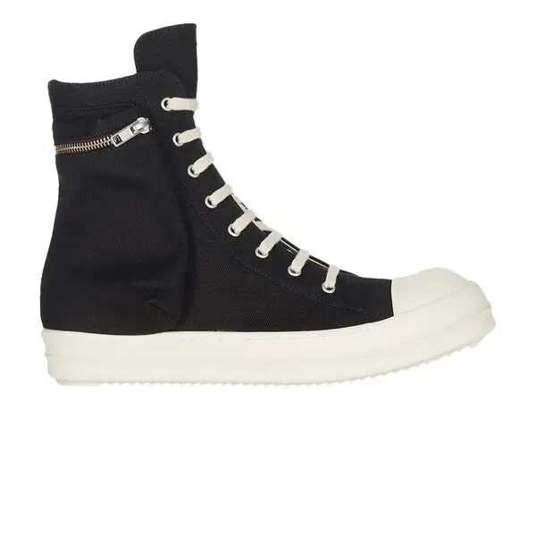 Rick Owens Porterville Cargo High Top Sneakers - Black