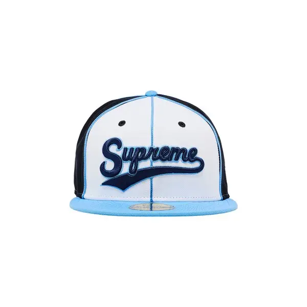 Supreme Piping Script Logo Cap - Blue