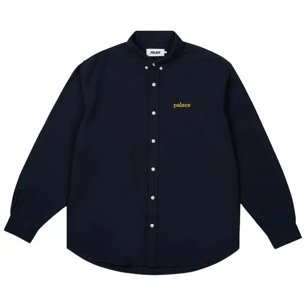 PALACE Seersucker Oxford Shirt - Blue