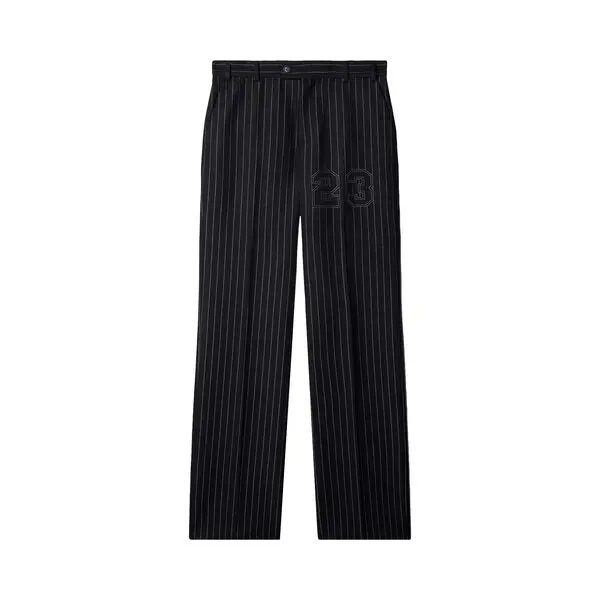 Off-White 23 Print Pinstriped Trousers