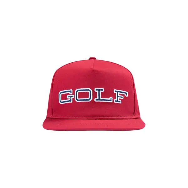 GOLF WANG State 5 Panel Cap - Red