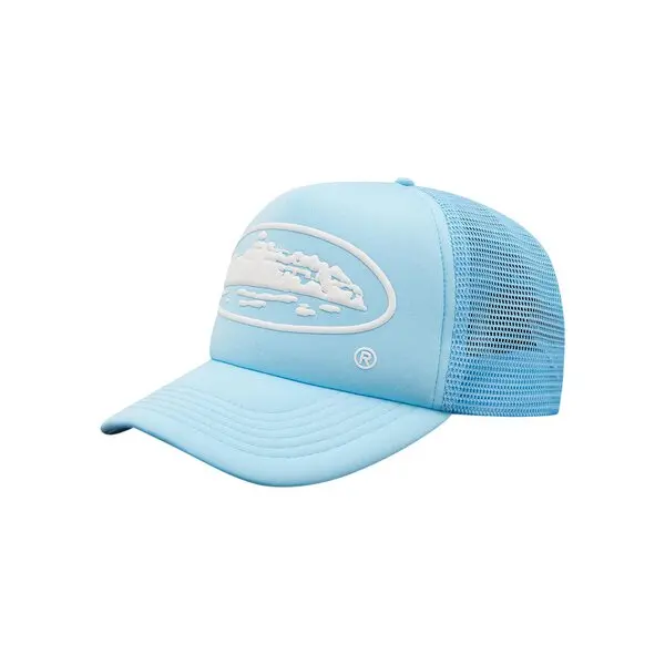 CORTEIZ Alcatraz Puff Print Trucker Hat - Blue