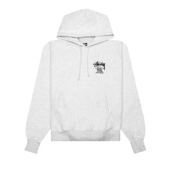 StÜssy Classic Gear Hoodie - Grey