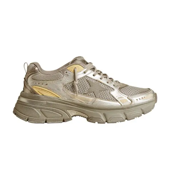 GOLDEN GOOSE Lightstar Metallic Sneakers