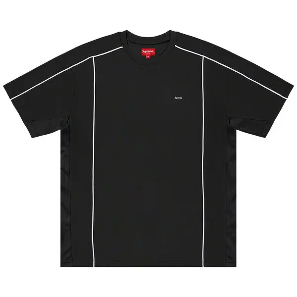 Supreme Mesh Panel Top - Black