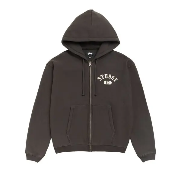 StÜssy Varsity Zip Hoodie - Black
