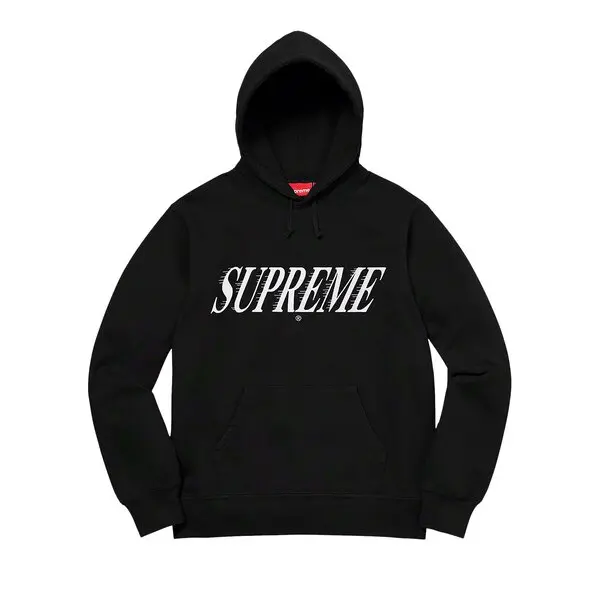 Supreme Crossover Hooded Blue Sweatshirt Size Large Authentic SS20SW79 Week