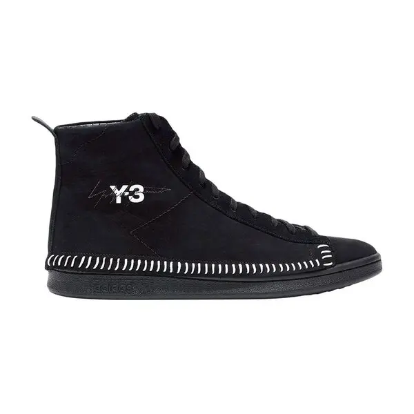 Adidas Y-3 Bynder High Top Sneakers - Black