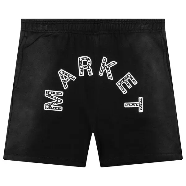 MARKET Starry Arc Fleece Short - Black