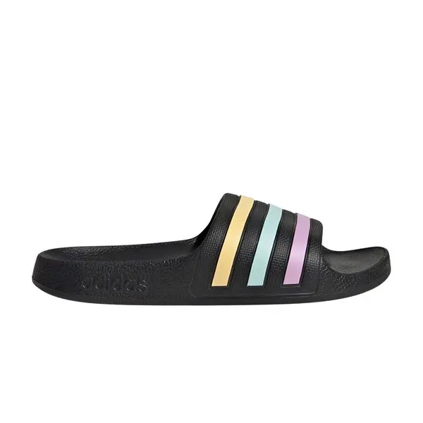 Adidas Adilette Aqua Slides - Black